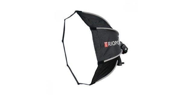 TRIOPO 120CM Octagon Softbox and S Bracket for Speedlight